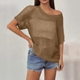 Bathing Suit Cover Up for Women, Womens Off Shoulder Oversized Hollow ...