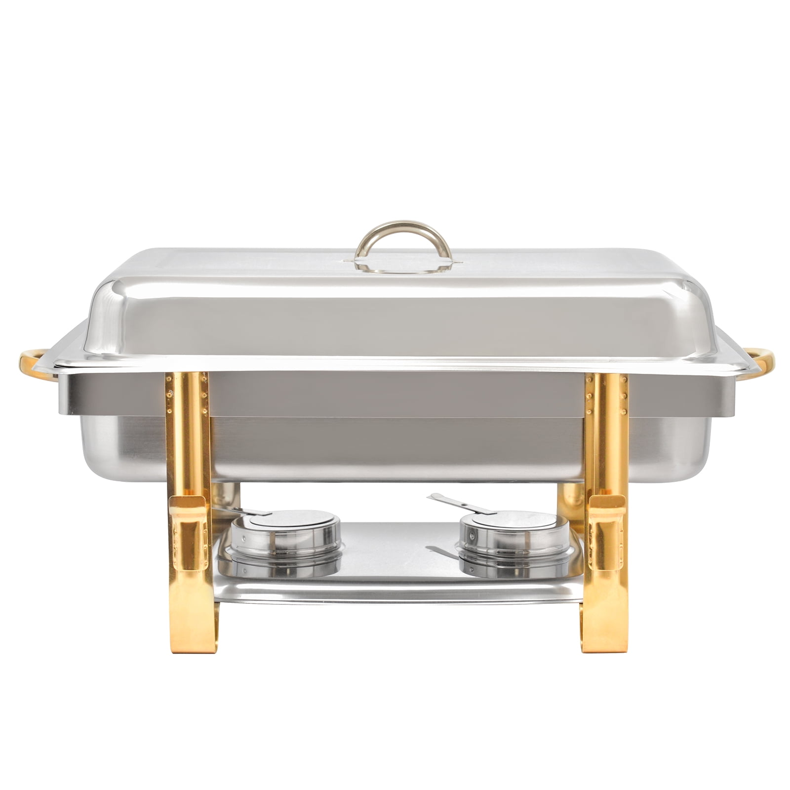 Anqidi 9L Chafing Dish Set Stainless Steel Rectangular Folding Chafer ...