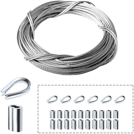 Stainless Steel Wire Rope, 316 Marine Grade Cable Railing Kit, Aircraft ...