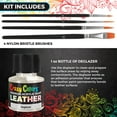 Crazy Colors Premium Acrylic Leather and Shoe Paint Kit, 13 Vivid ...