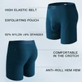 Aooho Mens Enhancing Pouch Bulge Boxer Briefs Tight Support Pouch ...