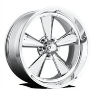 US Mag Custom Metal Wheels, Aluminum Rim U101 INDY, 17X10in High Luster ...