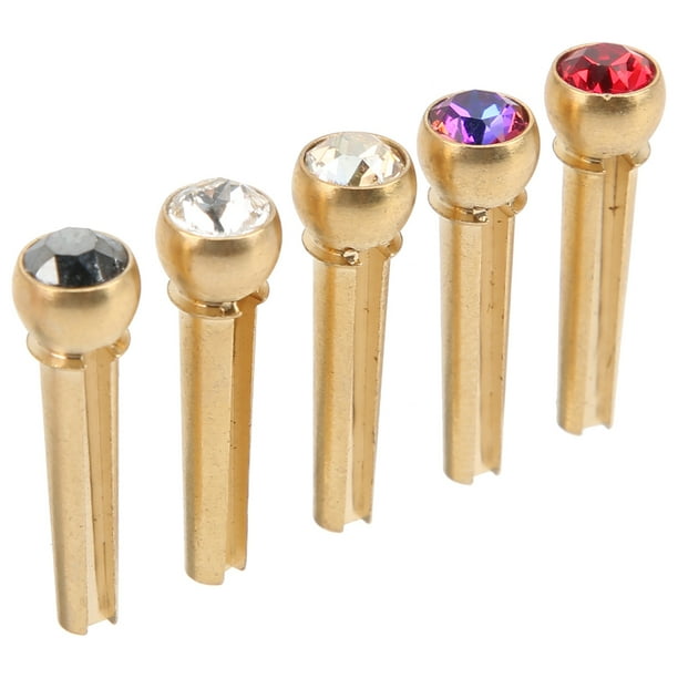 Guitar Bridge Pin, Brass Material Bridge Pin Replacement String Peg ...