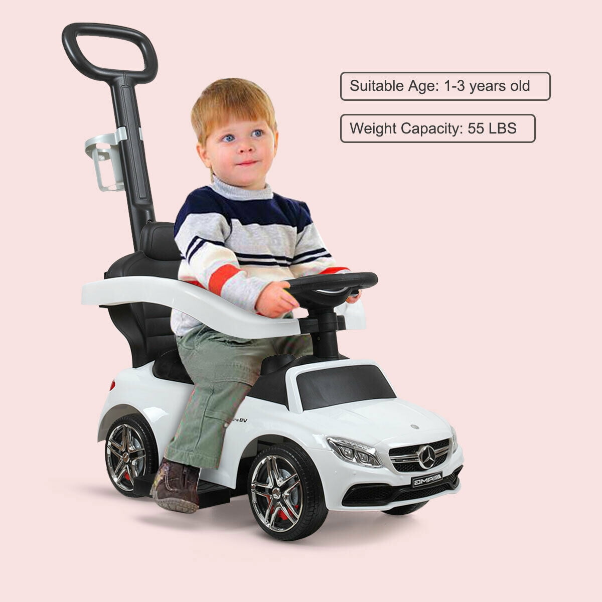 Cfowner 3 in 1 Convertible Kids Ride On Push Car - Walmart.com