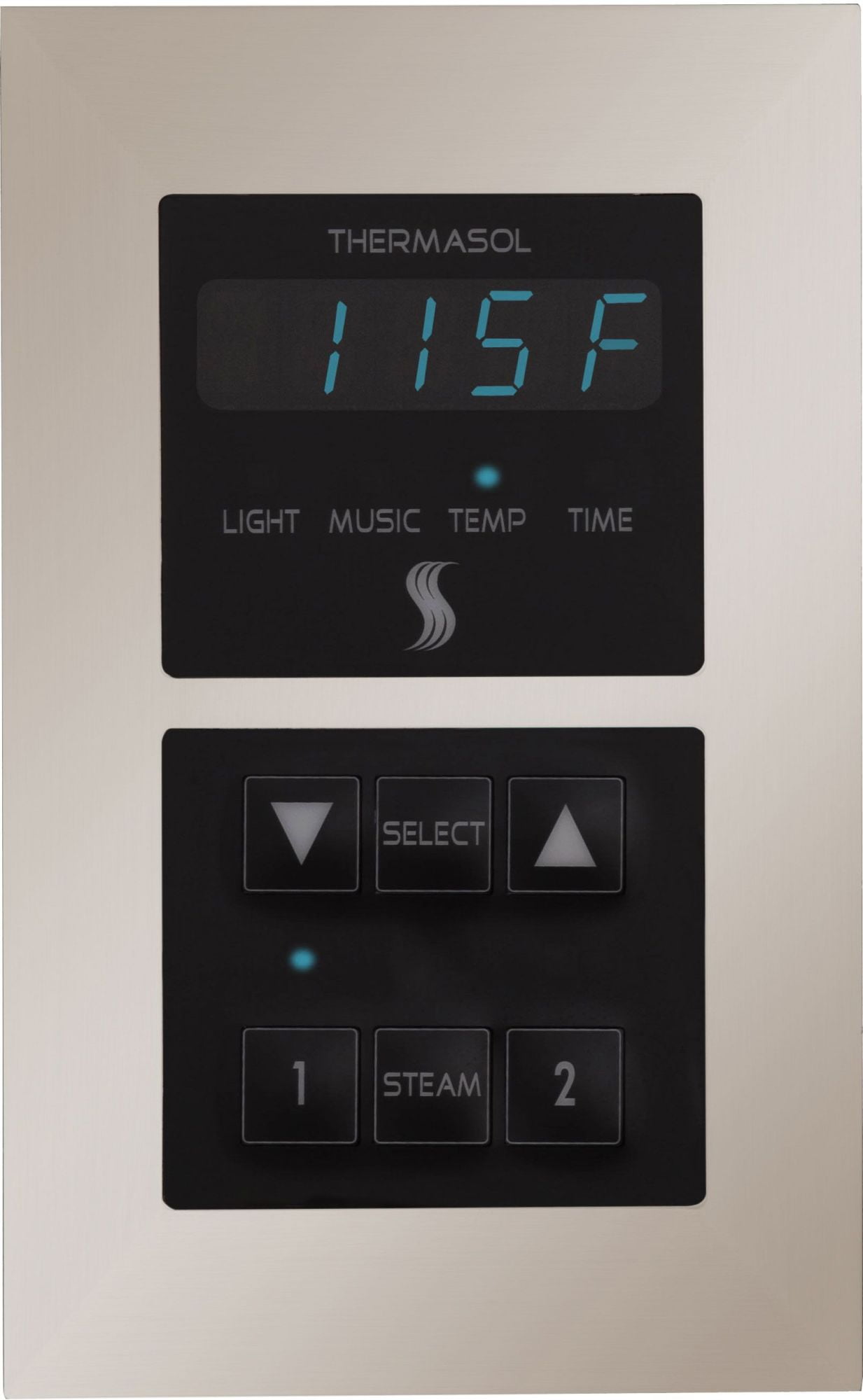 Thermasol Semr Signature Programmable Steam Shower Controller - Nickel ...