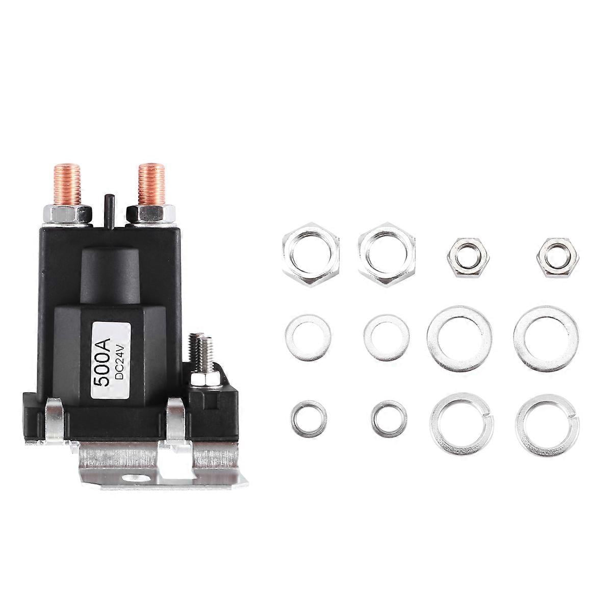 High Current Relay 500A 24V Dual Battery Start Relay Big Current Car ...