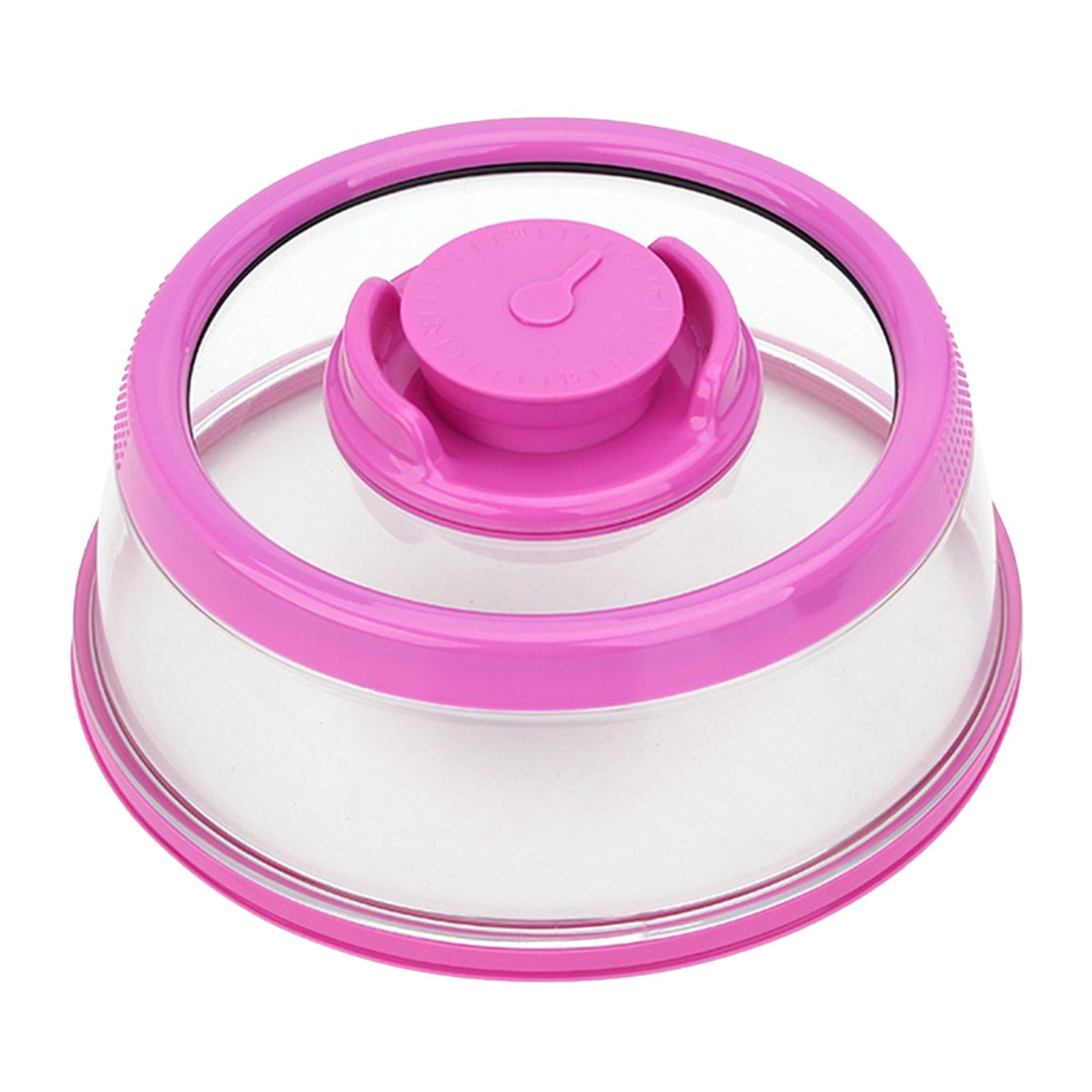 Fresh Vacuum Platter Cover Stackable Topper Microwave rose red ...