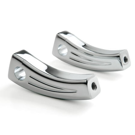 Kapsco Moto 4.5" Chrome Bike Handlebar Pullback Risers 7/8" Compatible ...