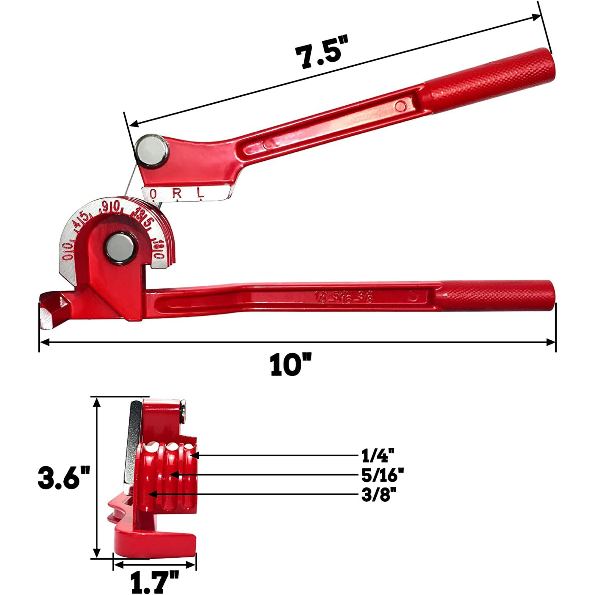 Pipe Bender 180 Degree Copper Tube Bender , Copper Pipe Bending Tool ...