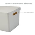 Simplify Storage Box with Lid in Ivory - Walmart.com