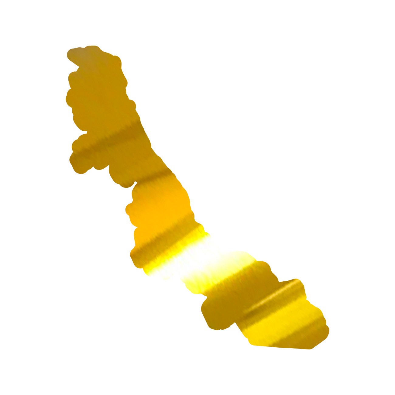 Veracruz State Shaped Sticker Decal Die Cut - Self Adhesive Vinyl ...