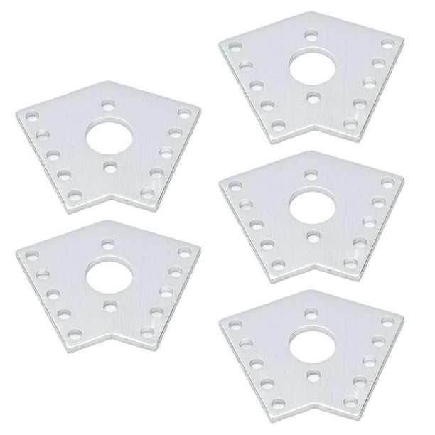 Hole Pattern Bracket,5pcs Holes Grid Plates Joining Plate Bracket ...