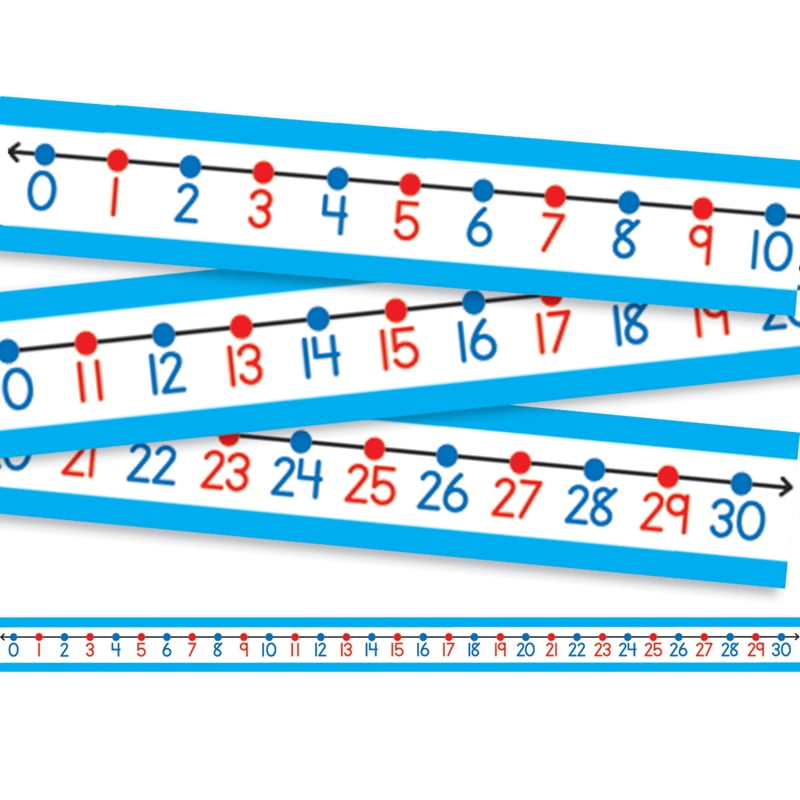 Student Number Lines Desk Tape, Grade K-3, Pack of 30 | Bundle of 10 ...