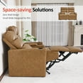 MCombo 62.6'' Zero Wall Hugger Power Loveseat Recliner Sofa with ...