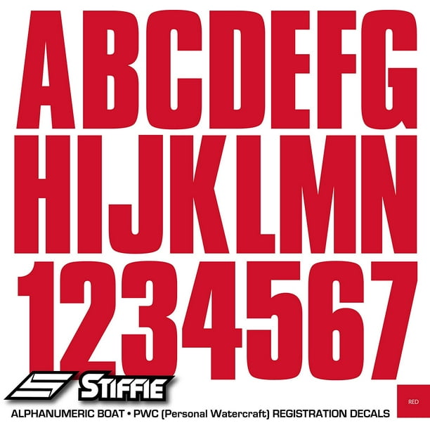 The STIFFIE Uniline Alpha Numeric ID Kit is a one-color block style ...