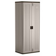 Suncast 3-Shelf Resin Base Garage Cabinet Locker, Gray - Walmart.com