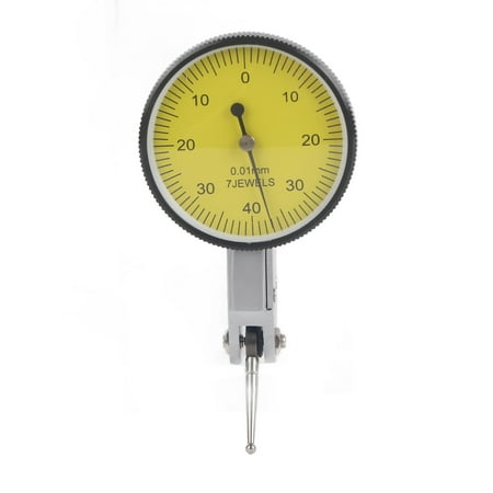Dial Indicator, 180° Rotation Plastic Dial Test Indicator Fine Black ...