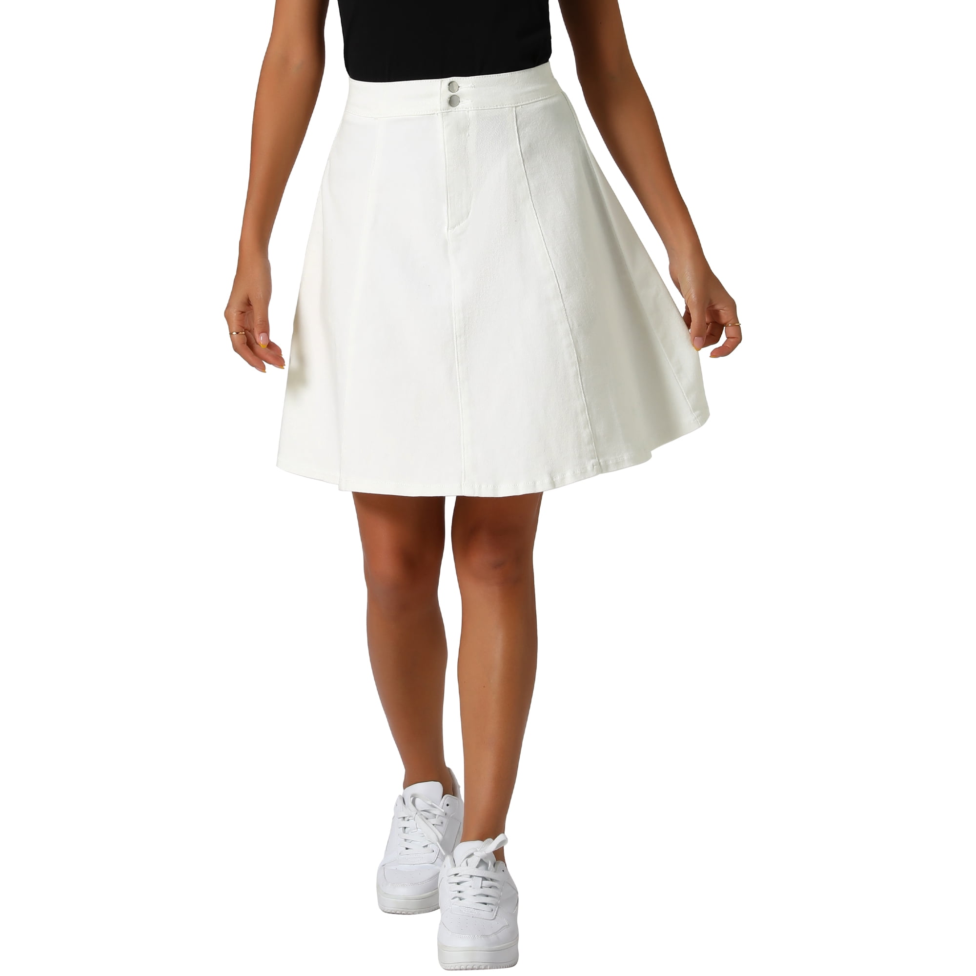 Click here for Inspire Chic Womens Casual High Waist A-Line Flare... prices