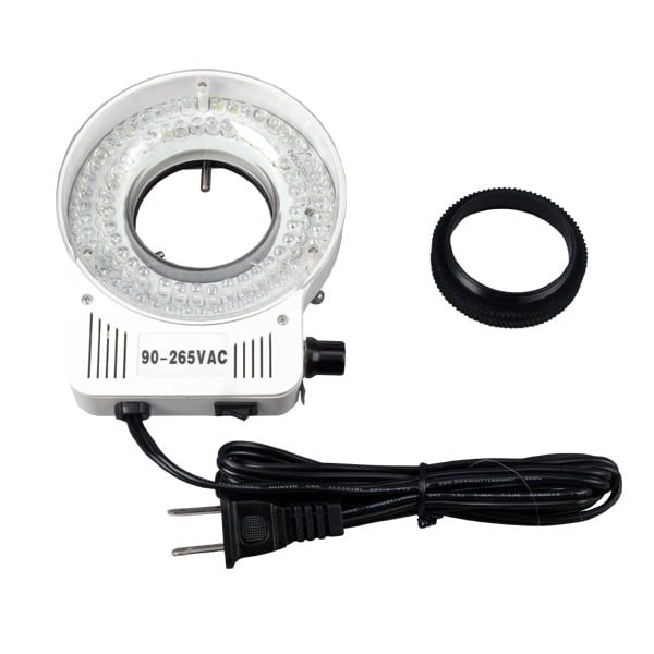 AmScope 80 LED Microscope Compact Ring Light with Built-in Dimmer New ...