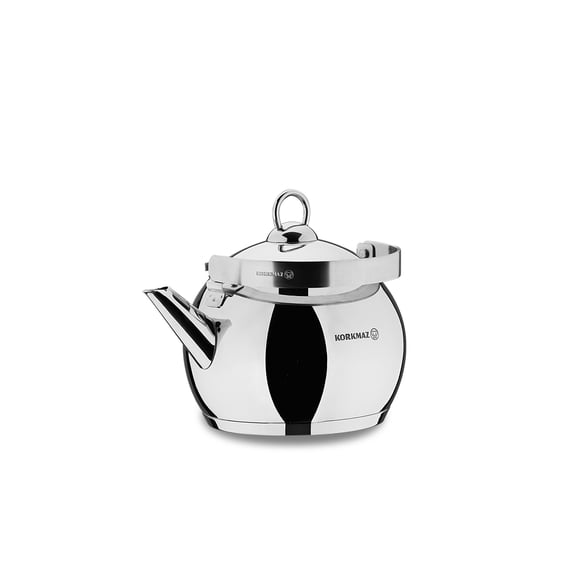 Korkmaz Tombik Stainless Steel Tea Pot, Tea Kettle for Stove Top ...