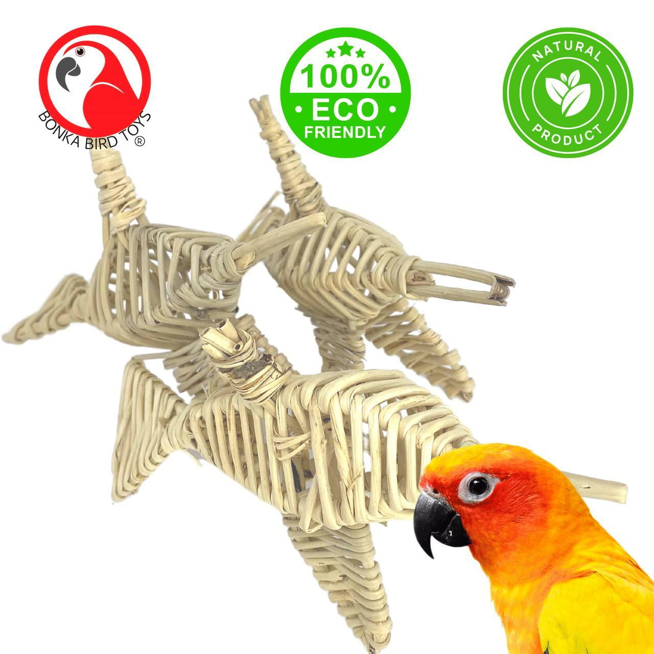 Bonka Bird Toys 3337 Pk3 Vine Bird - Walmart.com