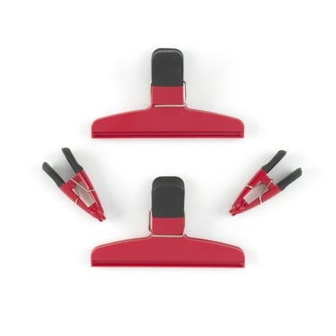 2 Pc Bag Clips Food Chip Assorted Size Multi Purpose Clothespin Mini ...