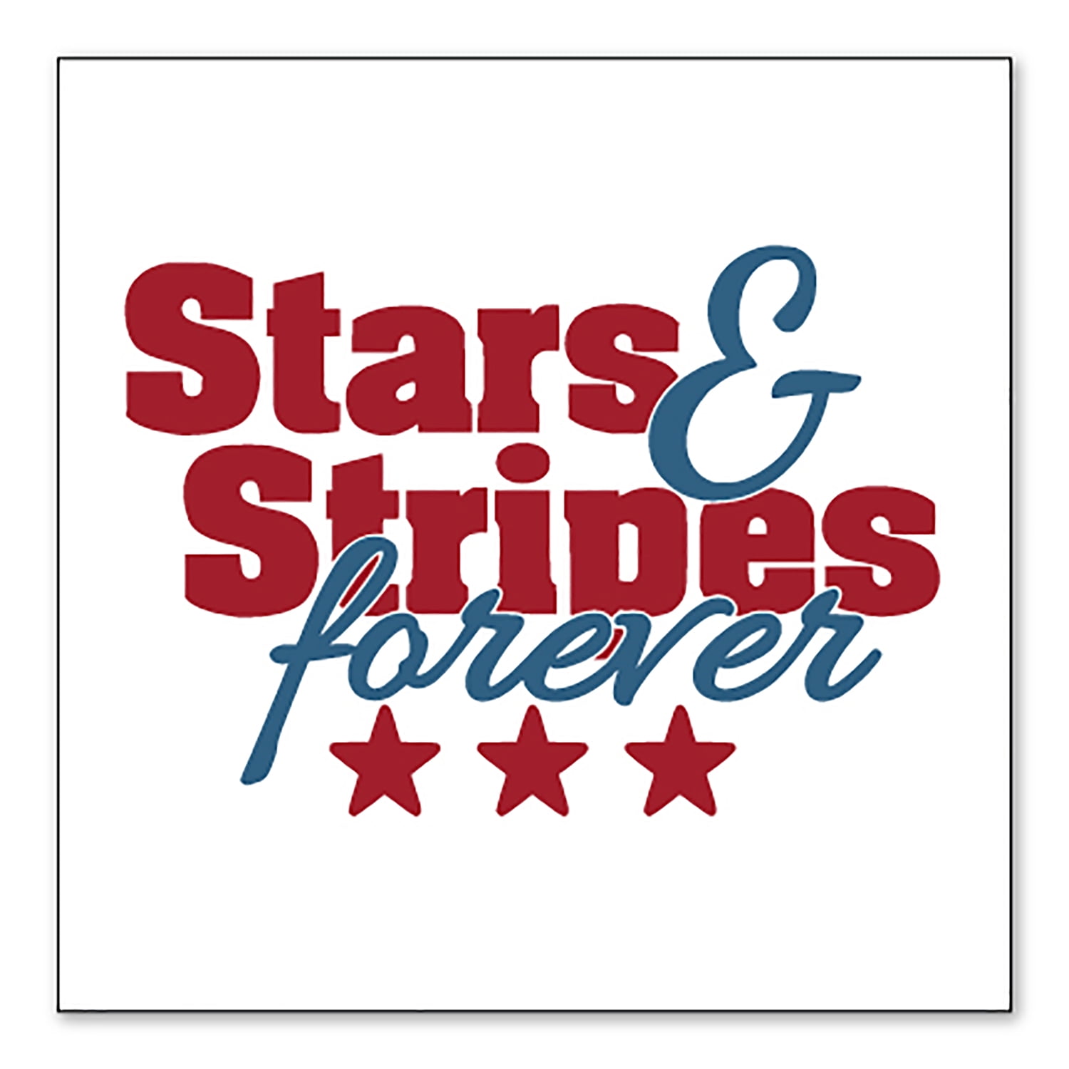DistinctInk Custom Bumper Sticker - 8" x 8" Decorative Decal - White ...