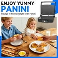 Mailand 4-Slice Panini Press, Electric Sandwich Press, Panini Grill ...