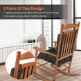 iMounTEK Rocking Chair Cushion Indoor Rocking Chair Pads Back and Seat ...
