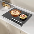4 Burners Electric Cooktop, 24In Electric Kitchen Stoves 1200W ...
