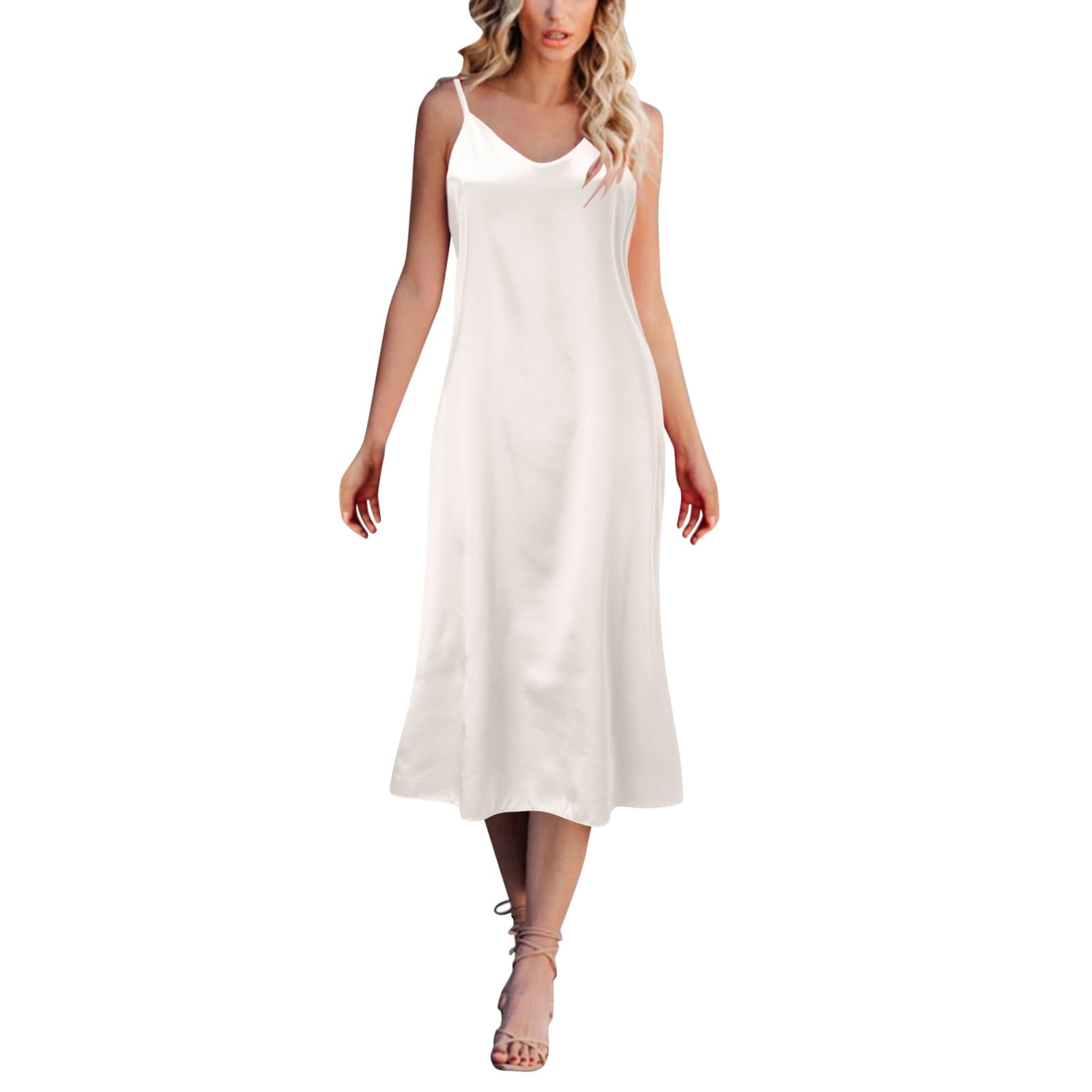 Click here for Ujnder Womens Fashion Nightgown Sleeveless Strap V... prices