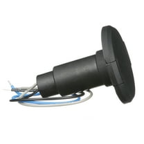 Attwood 910R3PB-7 LightArmor Black Round Series 3-Pin Plug-In Base ...