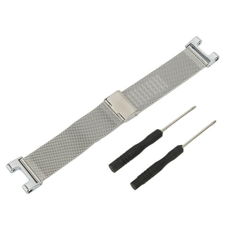 Smartwatch Band, Rust Proof Anti Loosen Metal Watch Strap Flexible For ...