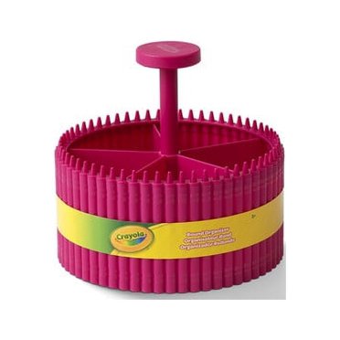 Wooden Crayon Caddy – Crayon Organizer with Sharpener - Includes 64 ...