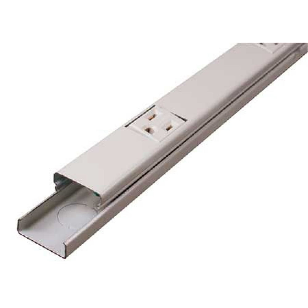 Plugmold Multi Outlet Strip 10 Single 15 Amp Outlets Steel Ivory ...