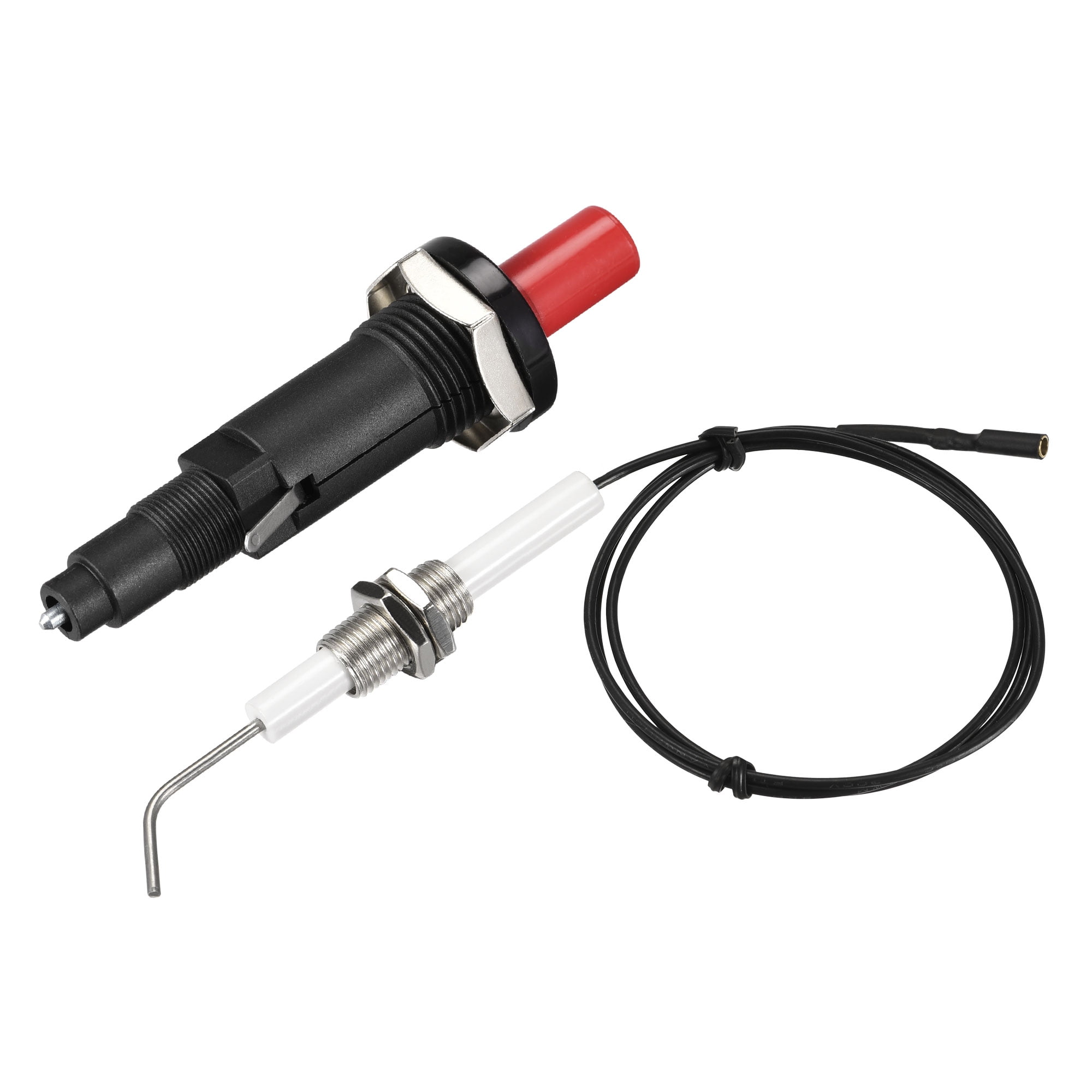 Uxcell 300mm Wire Length Plastic Push Button Gas Stove Grill Igniter ...