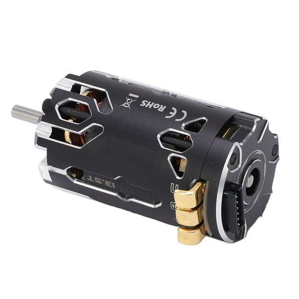 Sensored Brushless Motor, 13.5T Black Silver Professional Brushless ...