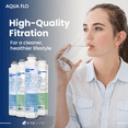 Aqua Flo Platinum QCRO 4-Stage RO Filter Kit with 50 GPD Membrane ...