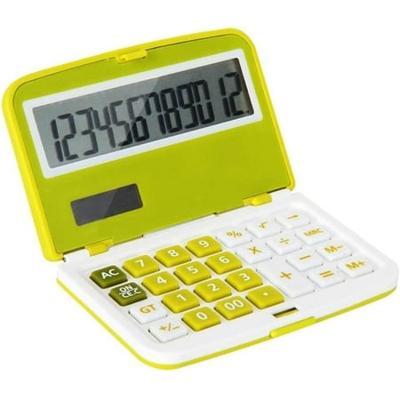 Basic Folding Calculator, Pocket Handheld Calculators, 8-Digit LCD ...