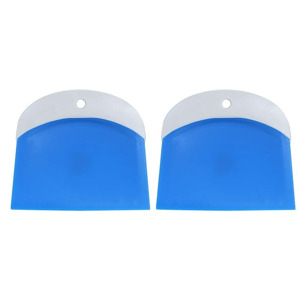 Dough Cutter, 2PCS Food Grade Plastic Durable Reusable Dough Scraper ...