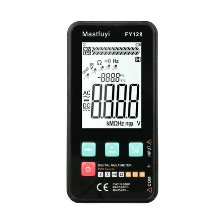Mastfuyi Intelligent Digital Multimeter with Stand, Portable LCD ...