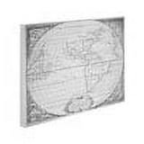 Trademark Art 'Map of the New World, 1587' Canvas Art by Richard ...