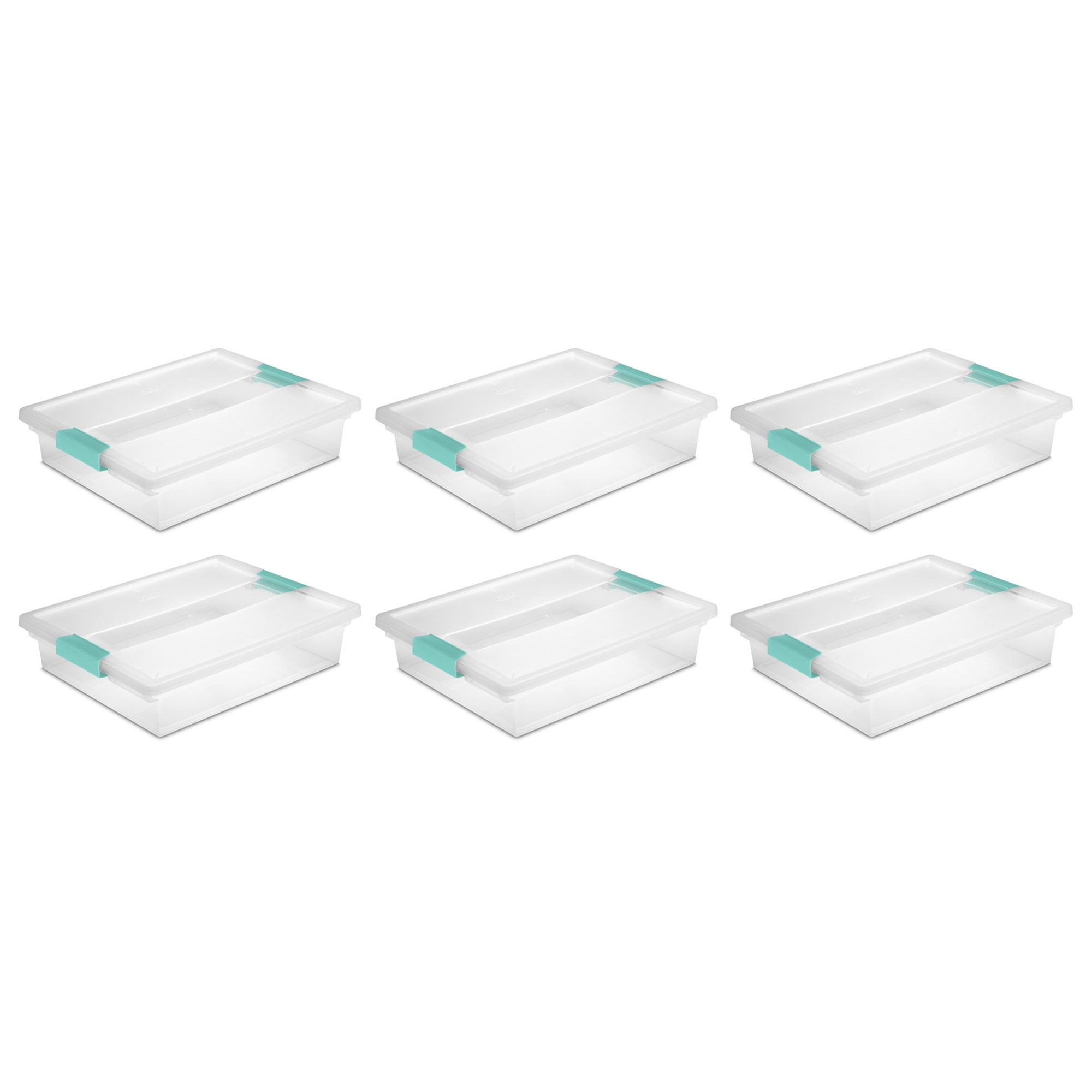 Click here for Sterilite 5.7 Qt Clip Box  Small Stackable Plastic... prices