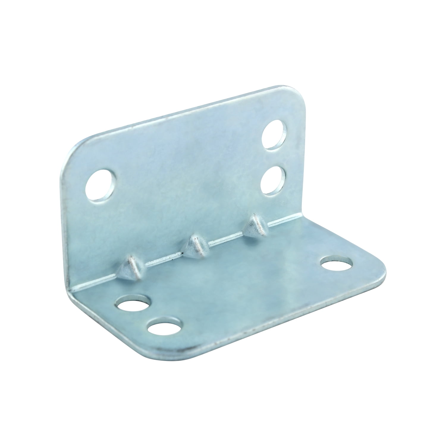 Rok Hardware Heavy Duty Metal Bracket Right Angle Brace 20 Gauge, Zinc ...