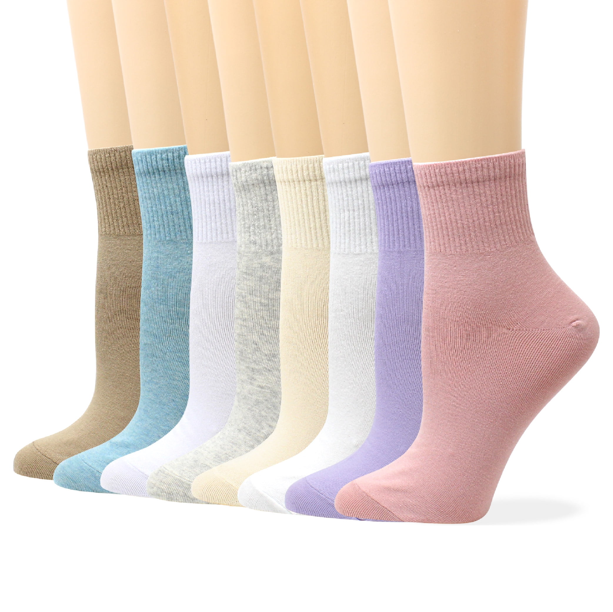 LIVEBEAR Korean Socks - Solid, Bright, Neon, White - Walmart.com