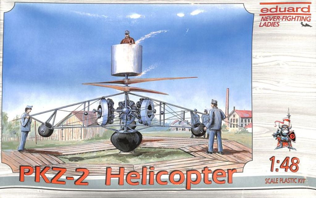 Eduard 1:48 WWI Austo Hungarian PKZ-2 Helicopter Plastic Model Kit ...