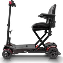 4 Wheel Remote Control Folding Mobility Scooter for Adults and Seniors ...