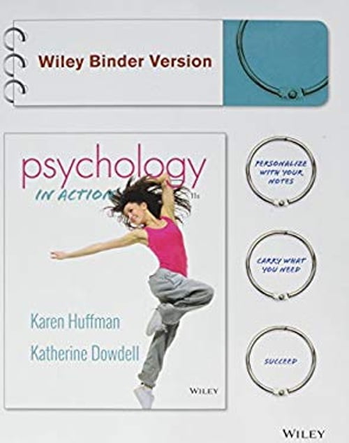 Pre-Owned Psychology in Action, Binder Ready Version Huffman, Karen and ...