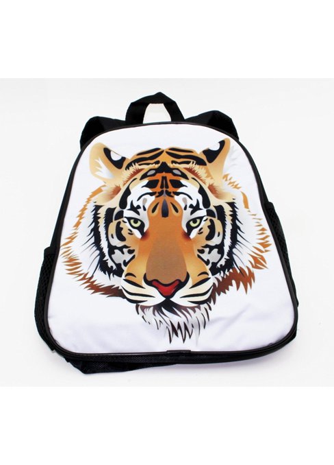 Tiger / Big Cat ~ Kid Child Girl Backpack Travel Bag Adjustable Strap ...