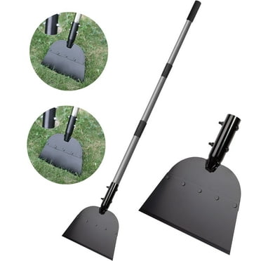 CHEASYOU Garden Flat Shovel, 60 inch Garden Cleaning Shovel, Heavy Duty ...